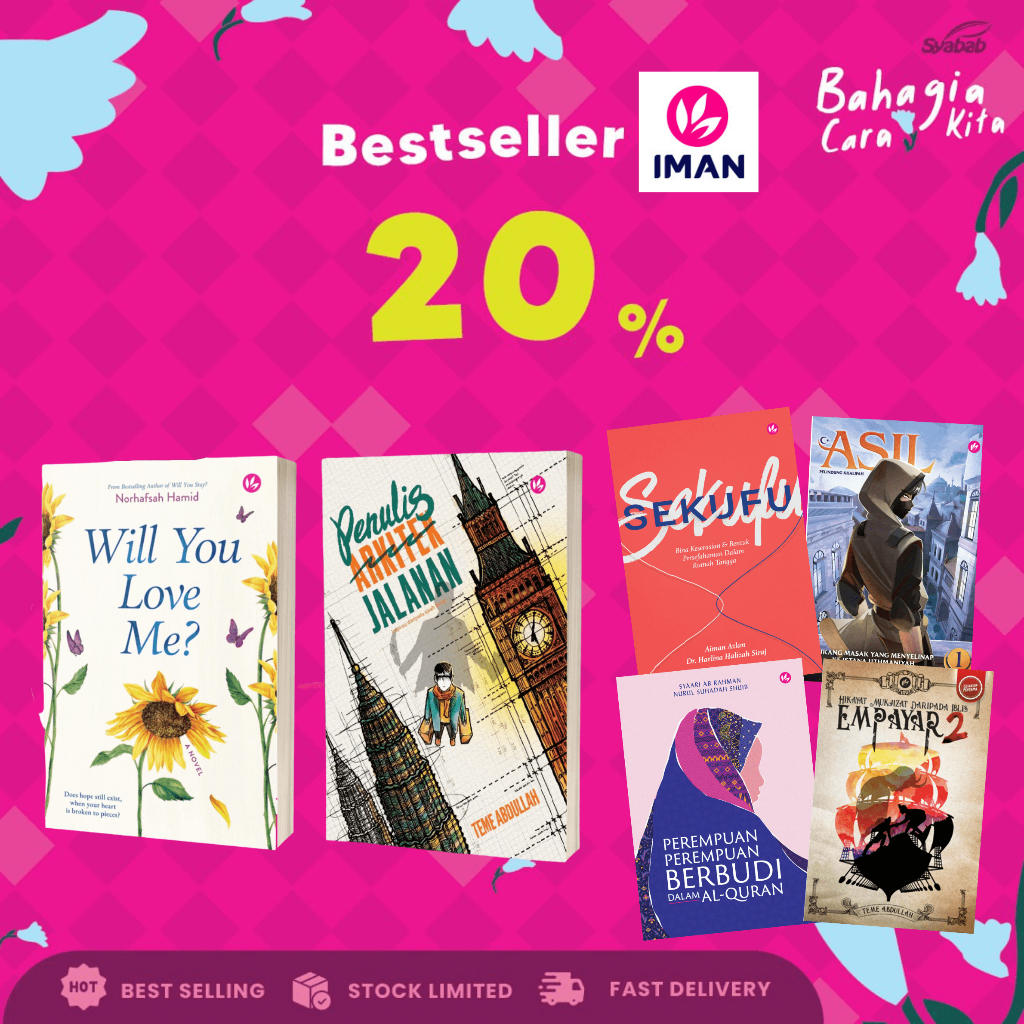 {PBAKL 2023 X SHOPEE} Iman Publication Buku Motivasi Buku Aiman Azlan ...
