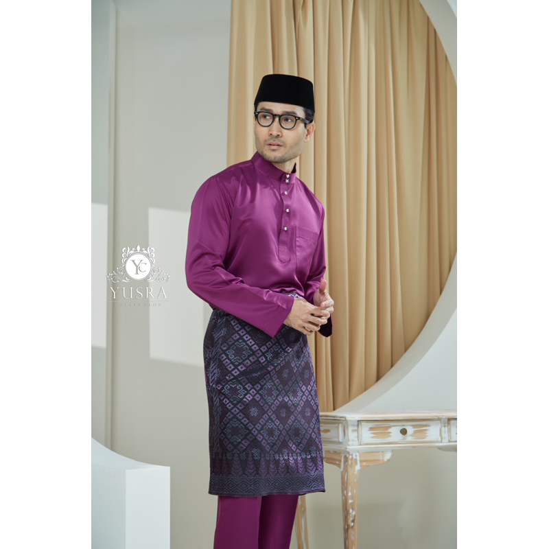 BAJU MELAYU PURPLE BY YUSRA COLLECTION | Shopee Malaysia