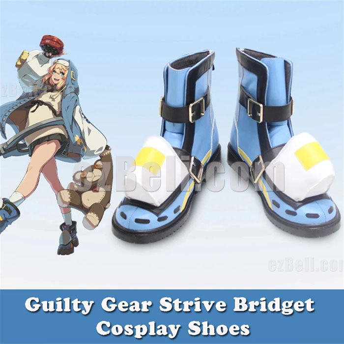 Ezbeli Guilty Gear Strive Bridget Cosplay Shoes GUILTY GEAR STRIVE Bridget 布丽姬cosplay鞋 | Shopee ...