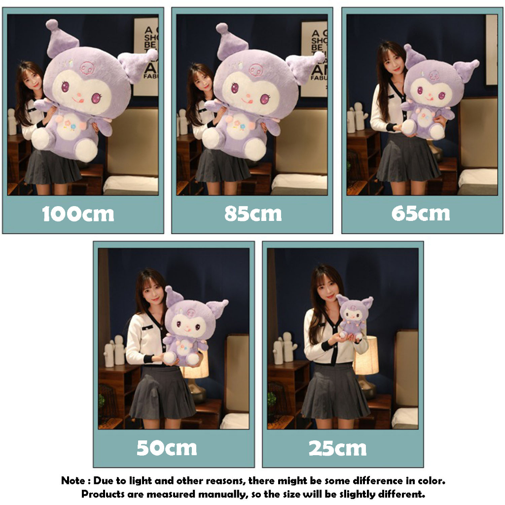JOJOY Malaysia Ready Stock Purple Kuromi Cute Doll & Stuffed Toys Plush Birthday Kidz Gift ...
