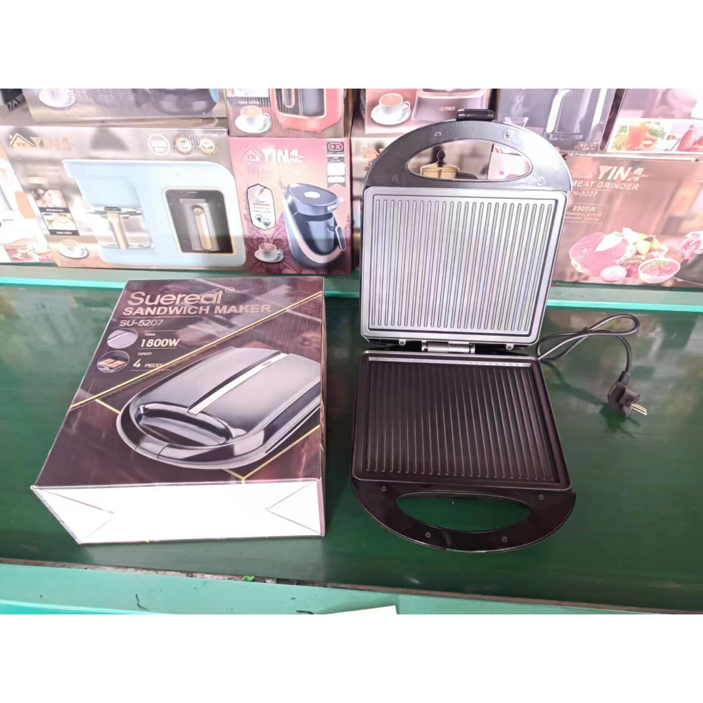 NEW Sandwich Maker Waffle Maker Breakfast Machine Egg Puff Cake ...
