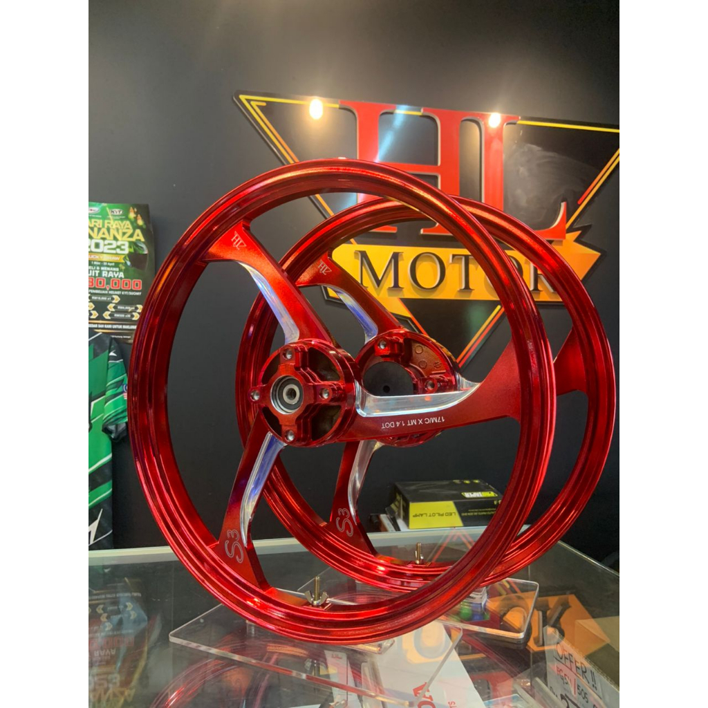 HL S3 SPORT RIM Y15 Y15ZR Y125ZR LC V8 YSUKU RIM CHROME SPORT RIM LC150 ...