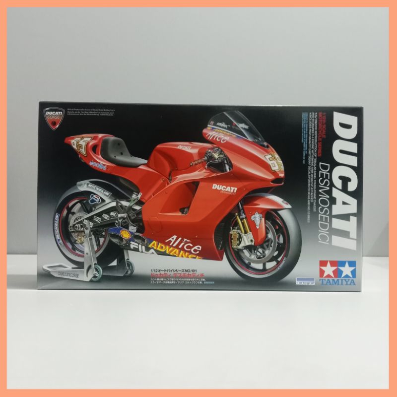 1:12 TAMIYA Ducati Desmosedici MotoGp Loris Capirossi 14101 | Shopee ...