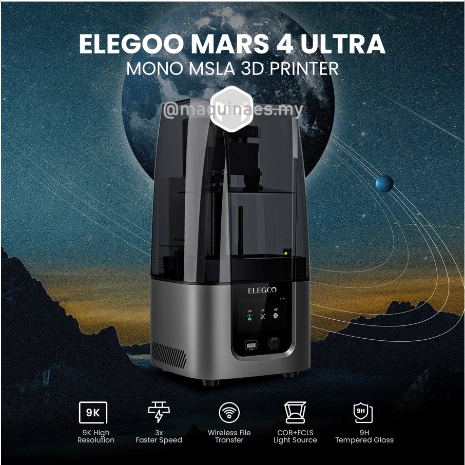 [READY-STOCK] ELEGOO MARS-4 ULTRA 9K Resin LCD 3D Printer | Shopee Malaysia