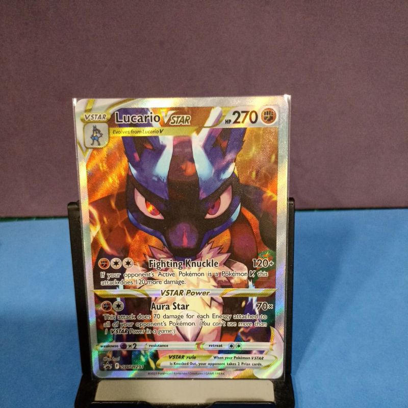 Lucario VSTAR - SWSH291 - SWSH: Sword & Shield Promo Cards | Shopee ...
