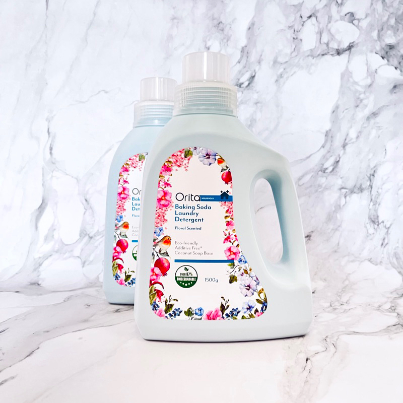 ORITA Baking Soda Liquid Laundry Detergent (1.5kg per bottle) (Rose ...