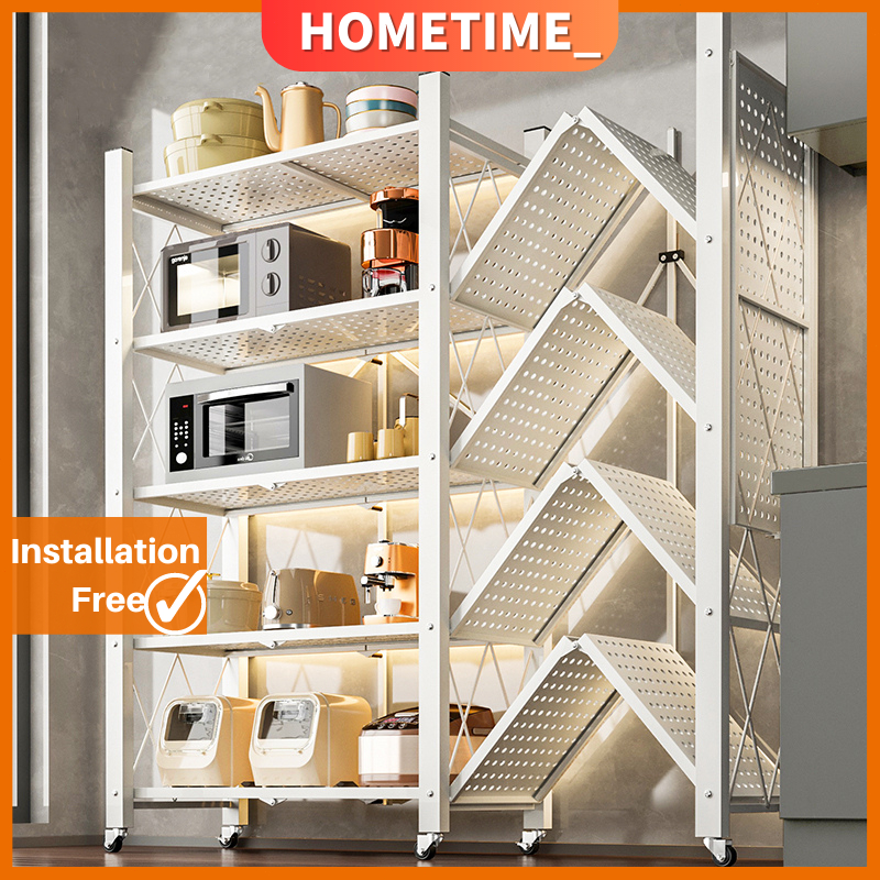 Rak Dapur Kitchen Rack Rak Besi Bertingkat Rack Shelf Storage Rack ...