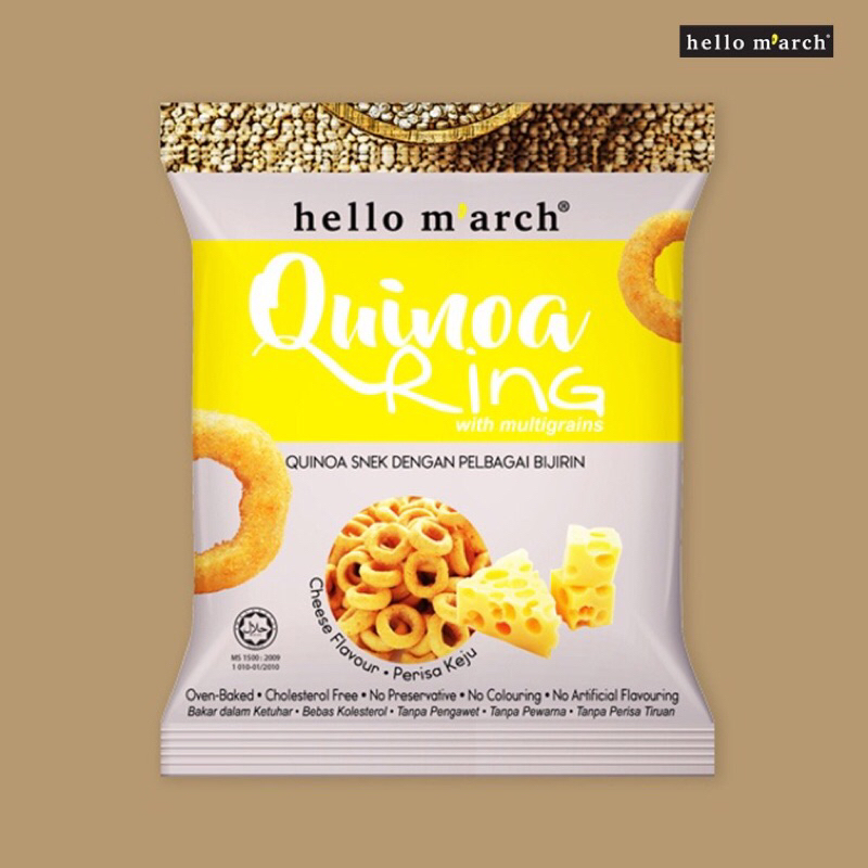 Hello March Quinoa ring -cheese flavour (75gram) | Shopee Malaysia
