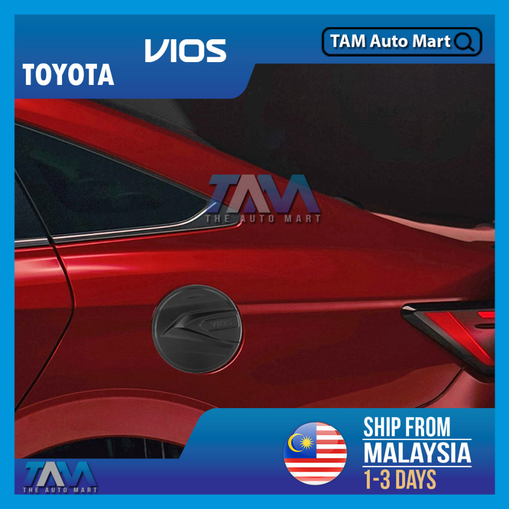 Toyota Vios AC100 (2023-2024) Petrol Cap Carbon Chrome Matte Black Vios ...