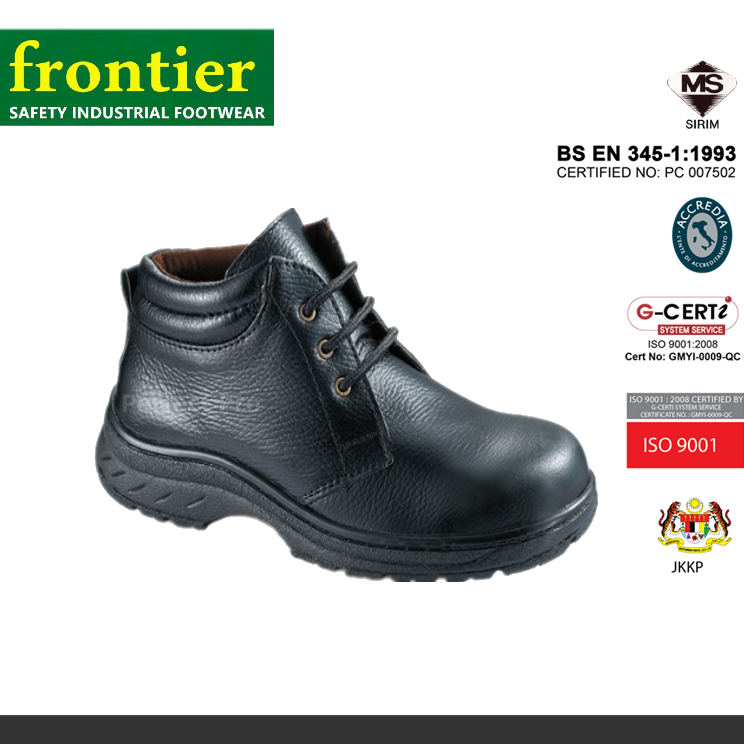 Frontier 23308 Safety Shoes Steel Toe Cap Steel Mid Sole Mid Cut Lace ...