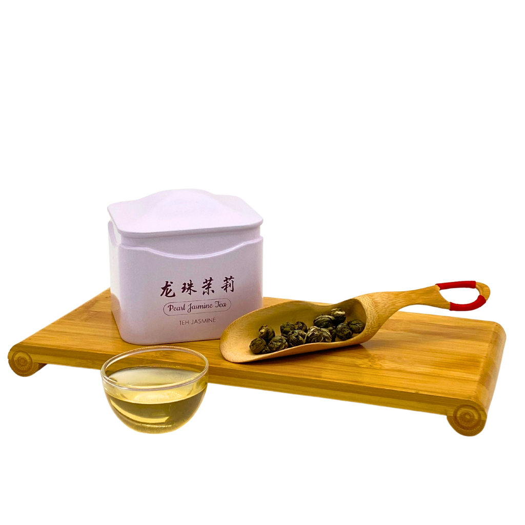 Chinese tea 中国茶 Pearl Jasmine 龙珠茉莉 | Gong Ting Pu Er 宫廷普洱| Da Hong Pao ...