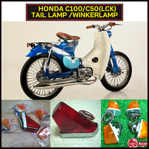 🔥LIMITED OLD STOCK🔥 HONDA C100 / C50 Signal Lamp WINKER LAMP AND BRAKE ...