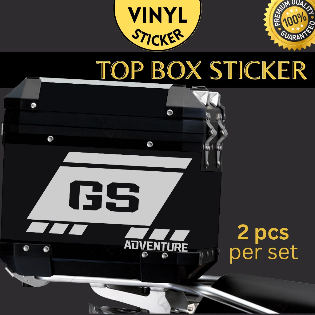 (Ready Stock) Top Box Sticker / Top Case Styling 45L 55L 65L (2 pcs Die ...