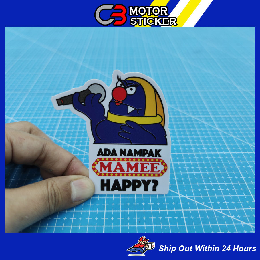 ADA NAMPAK MAMEE HAPPY STICKER / M107 | Shopee Malaysia