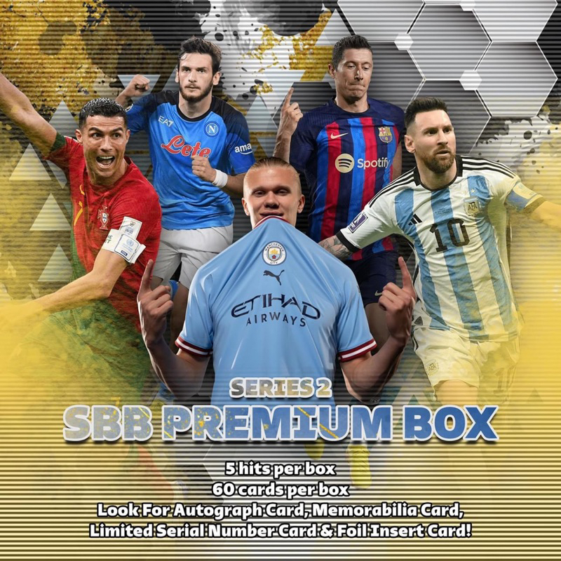 SBB PREMIUM BOX SOCCER TRADING CARDS SERIES 2! | Shopee Malaysia