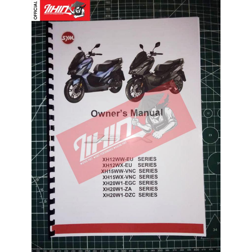 SYM JET X OWNER MANUAL | Shopee Malaysia