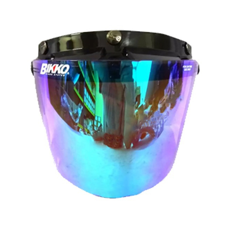 BIKKO VISOR HELMET VISOR CRYSTAL GREEN BIKKO VISOR SGV APOLO MS88 MHR ...