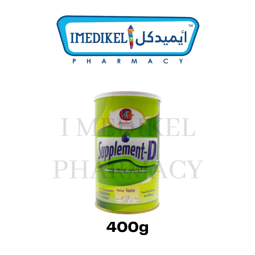 CRITI CARE SUPPLEMENT-D 400g (FOR DIABETES) | Shopee Malaysia