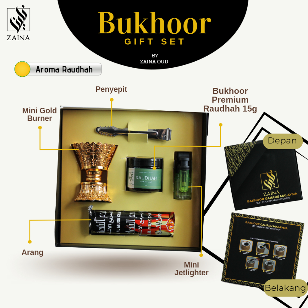 Gift Set Premium Bukhoor | Shopee Malaysia
