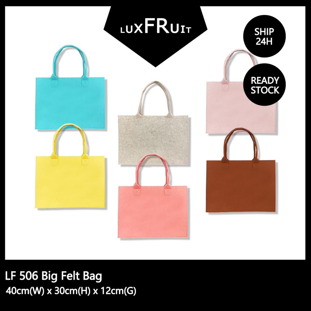 Big Felt Bag Felt Body & Handle A3 size - LF506 | Shopee Malaysia