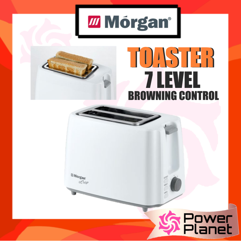 Morgan MTS-22A Bread Toaster 2 Slice MTS22A 750W with dust cover ( 7 ...