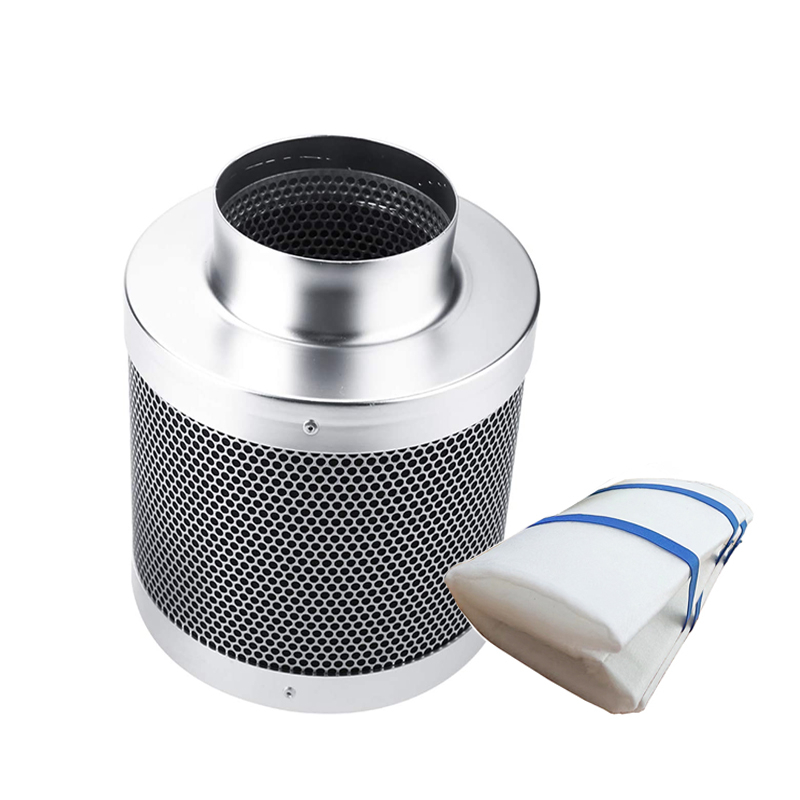 【Litgrow】 4 Inch Carbon Filter Odor Control Filters, Hydroponics Keep ...