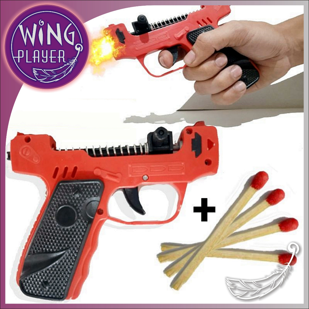 Plastic Shooter Gun Matches With Matches | Shopee Malaysia