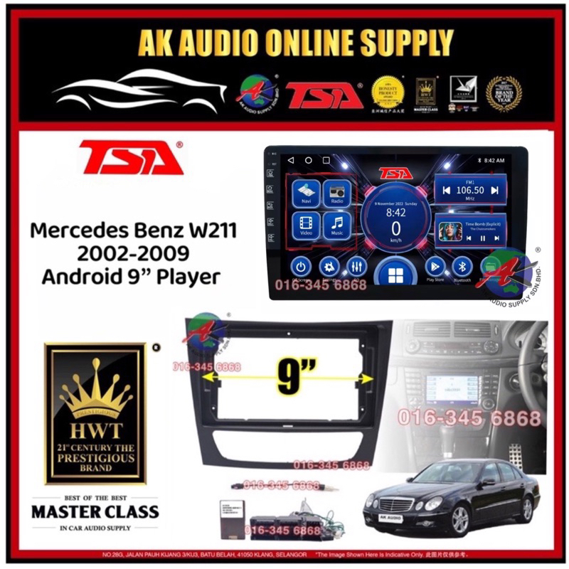 [ MTK 2+32GB ] TSA Mercedes Benz W211 2002 - 2009 Android 9'' inch Car ...