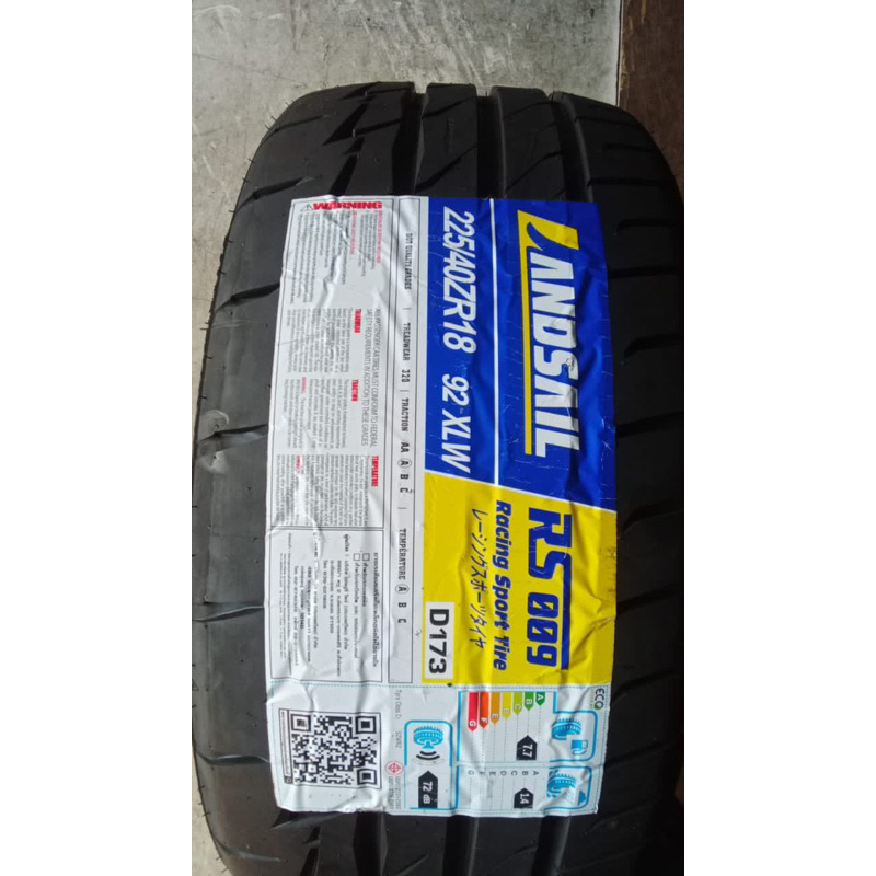 NEW TYRE Landsail 225 40 18 RS009 TAYAR BARU TAHUN 2024 | Shopee Malaysia