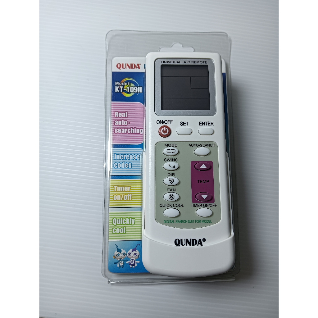 UNIVERSAL AIRCOND REMOTE KT-109II | Shopee Malaysia