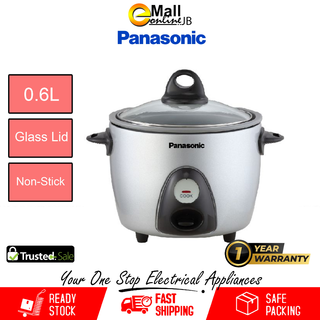 Panasonic 0.6L Rice Cooker SR-G06 SR-G06FGLSK | Periuk Nasi | Shopee ...