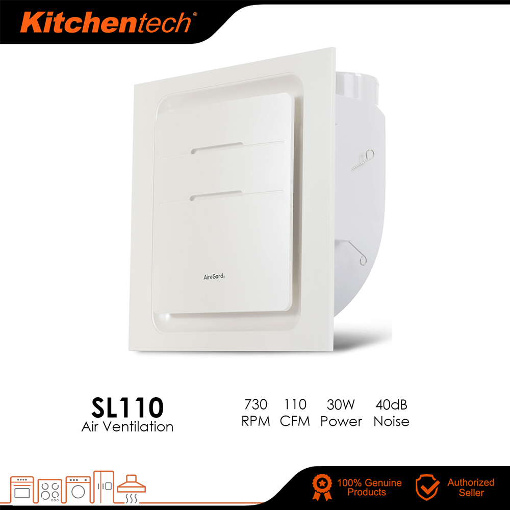 AireGard SL-110 / SL110 / SL110+WVK2AR / SL110+WVK2BR Air Ventilation ...
