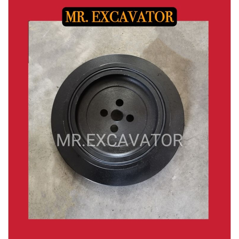 Komatsu PC PC200 PC200-7 PC220 PC250 Excavator Engine Crankshaft Pulley ...
