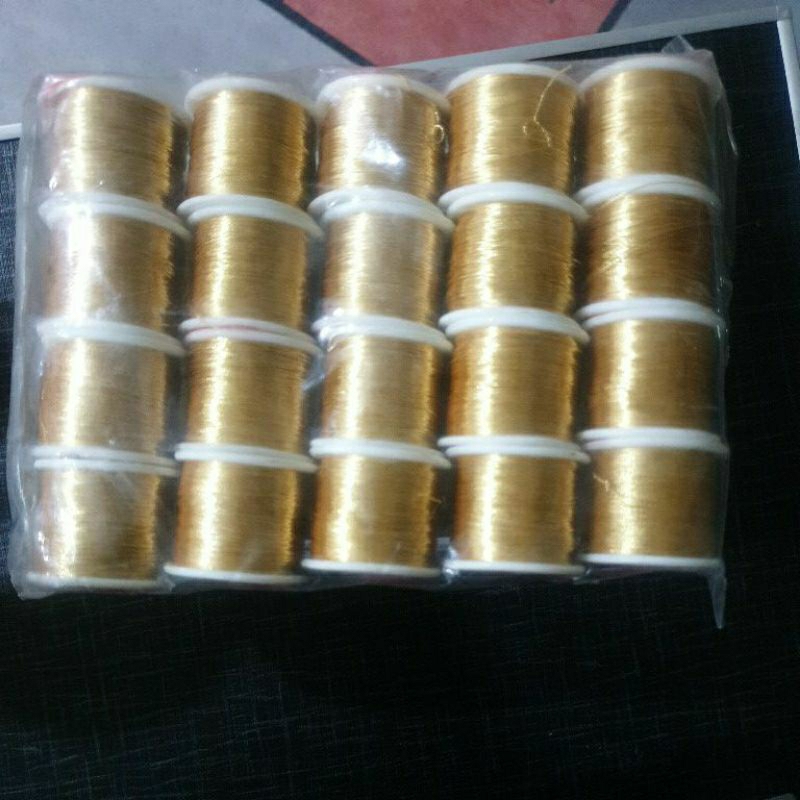 Aari Gold Zari Thread (Small) | Shopee Malaysia