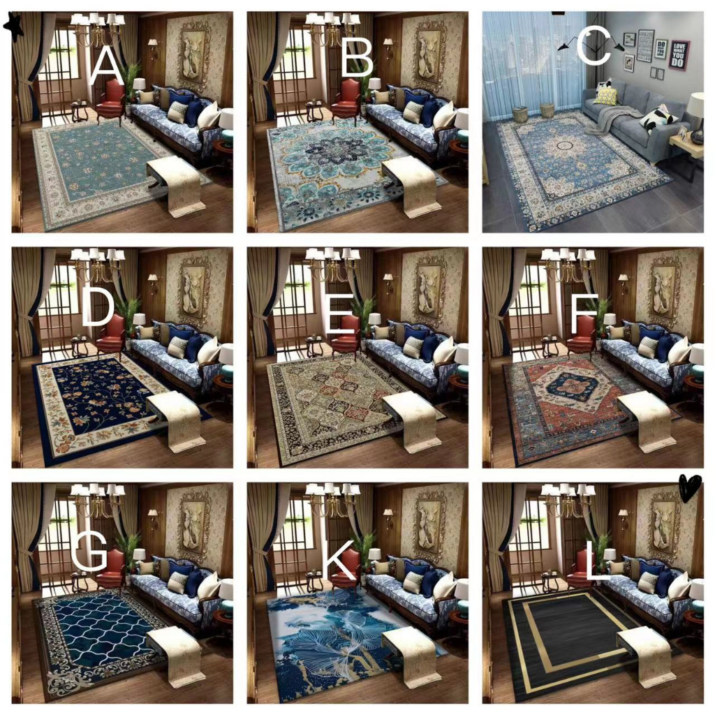 6XL ( 300*200cm ) Crystal Velvet Carpet 5D / Floor mat / Rugs/ Carpets ...