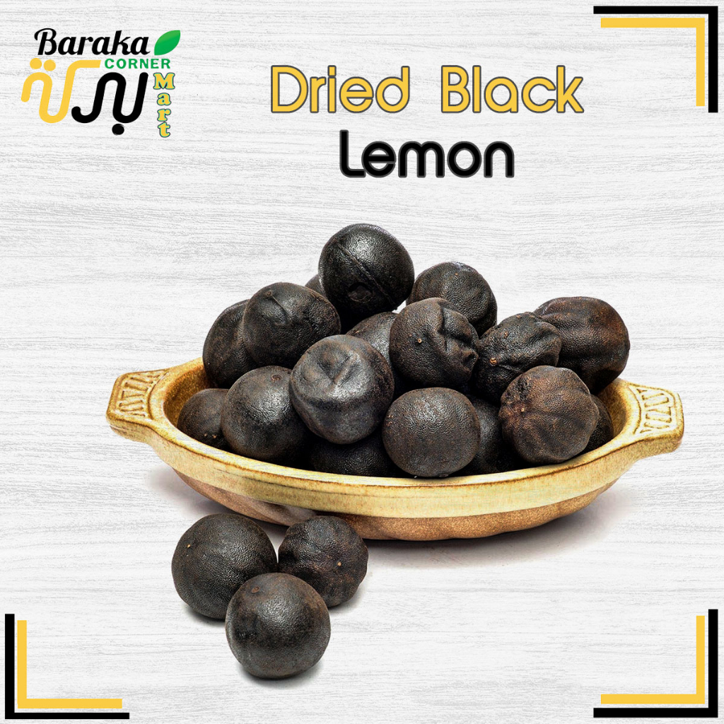Dried Black Lemon (Lumi) Limau Kering / Limau Hitam Nasi Arab / 100g ...