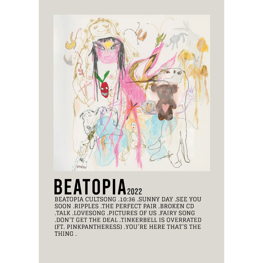 【READY STOCK】Poster Cover Album Beatopia by beabadoobee for room/wall ...