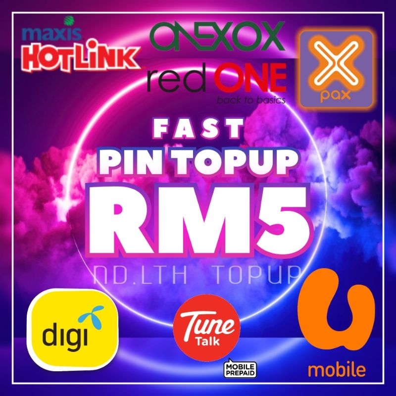 💥FAST💥 PIN TOPUP / PIN RELOAD RM5 | Shopee Malaysia