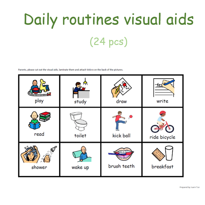 [PDF Softcopy] V003 - Visual Aids/Daily Routines/PECS/Autism Education ...