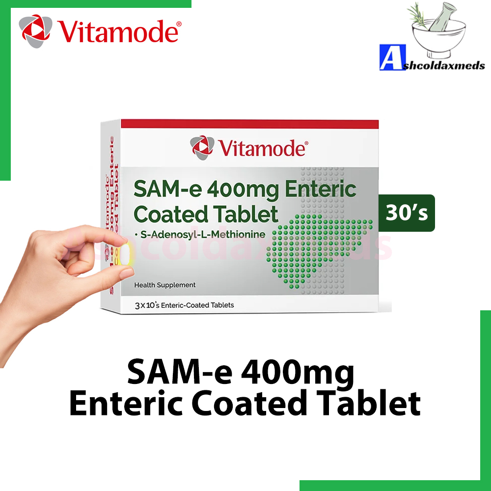 Vitamode SAM-e 400mg Enteric Coated Tablet 30's (Same ingredient as ...
