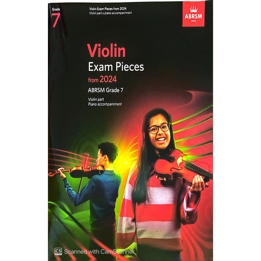ABRSM Violin Exam Pieces from 2024 Grade 7 Violin part & piano ...