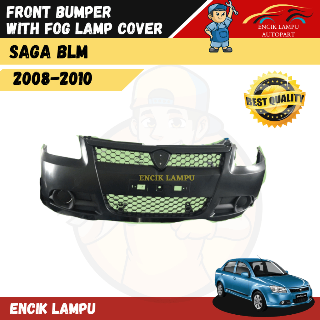 Proton Saga Blm 2008 Front Bumper Depan Pp Material 100% New Baru High ...