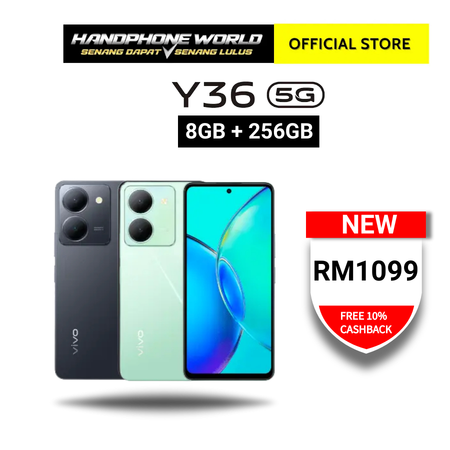 VIVO Y36 5G ( 8GB + 256GB ) | WATER AND DUST RESISTANT | LARGE BATTERY CAPACITY | 44W FLASH ...