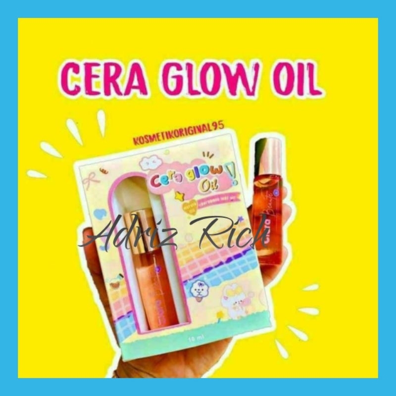 ORIGINAL HQ CERA GLOW OIL BY CLARA BEAUTE [ GLOWING FACE OIL ] | Shopee ...