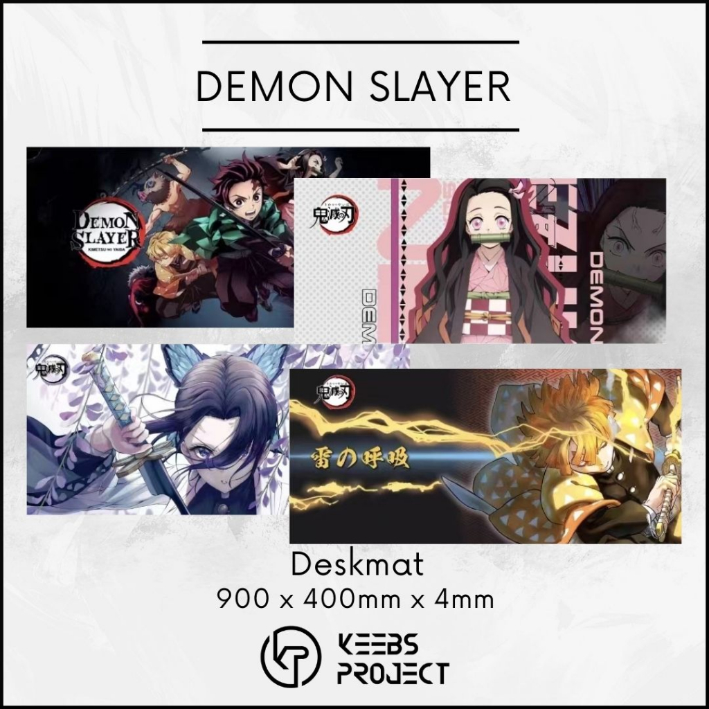 [READY STOCK] DEMON SLAYER Anime Deskmat (900mm x 400mmx3mm) for ...