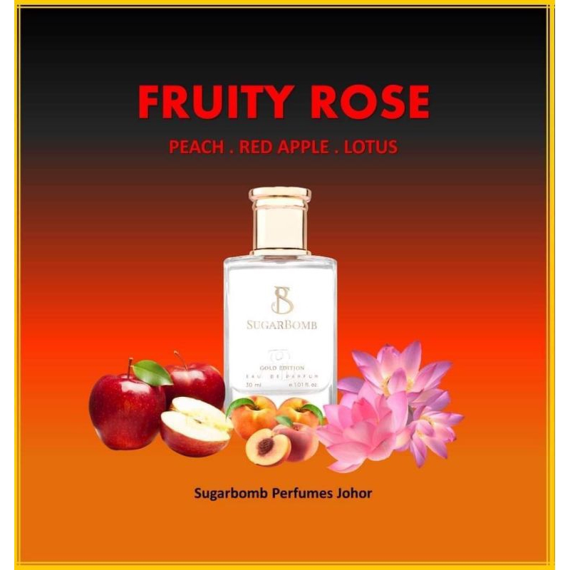 Original Sugarbomb Fruity Rose ( SUDDEN BLOOM ) 30ml EDP Perfume ...