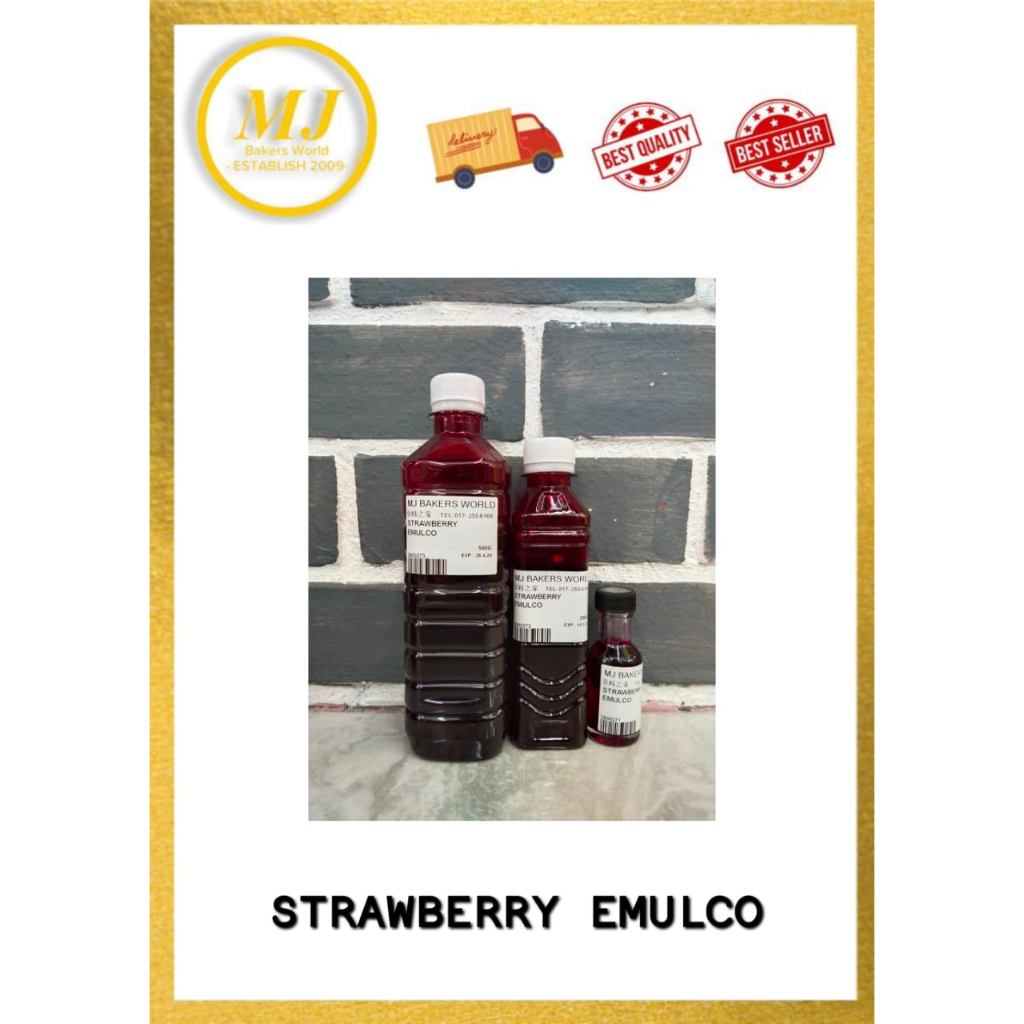 STRAWBERRY EMULCO 250G/500G | Shopee Malaysia