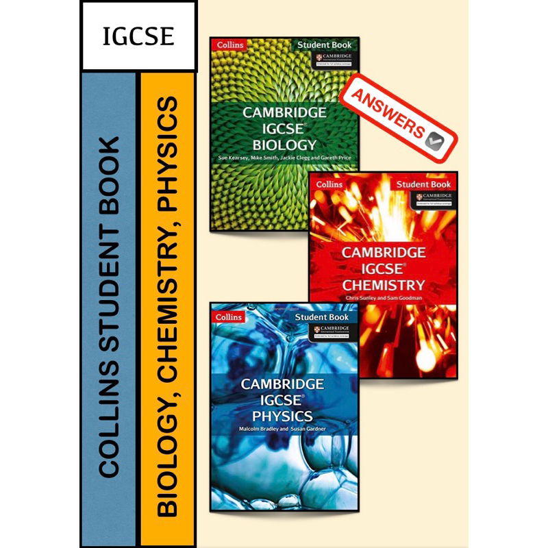(PRINTED BOOK) IGCSE Biology | Chemistry | Physics Textbook | Shopee ...