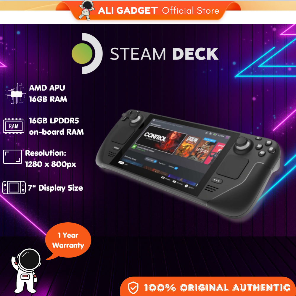 [100% Original] Steam deck Handheld PC Gaming Console | Shopee Malaysia