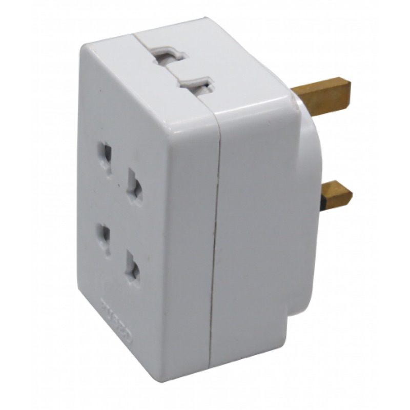 Zeatar Multi 2 Pin 4 Way Outlet-3 Pin UK Plug | Shopee Malaysia